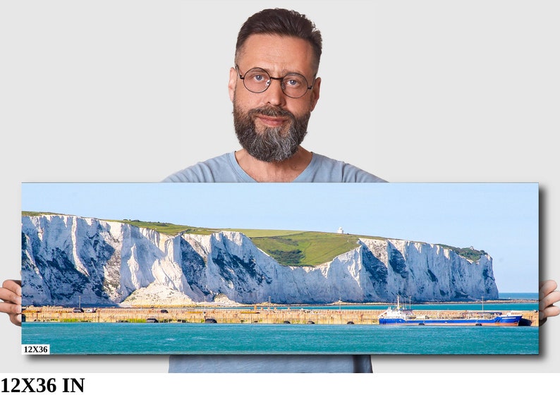 WHITE CLIFFS of DOVER Photo Print- Iconic Landmark off the Coast of ...