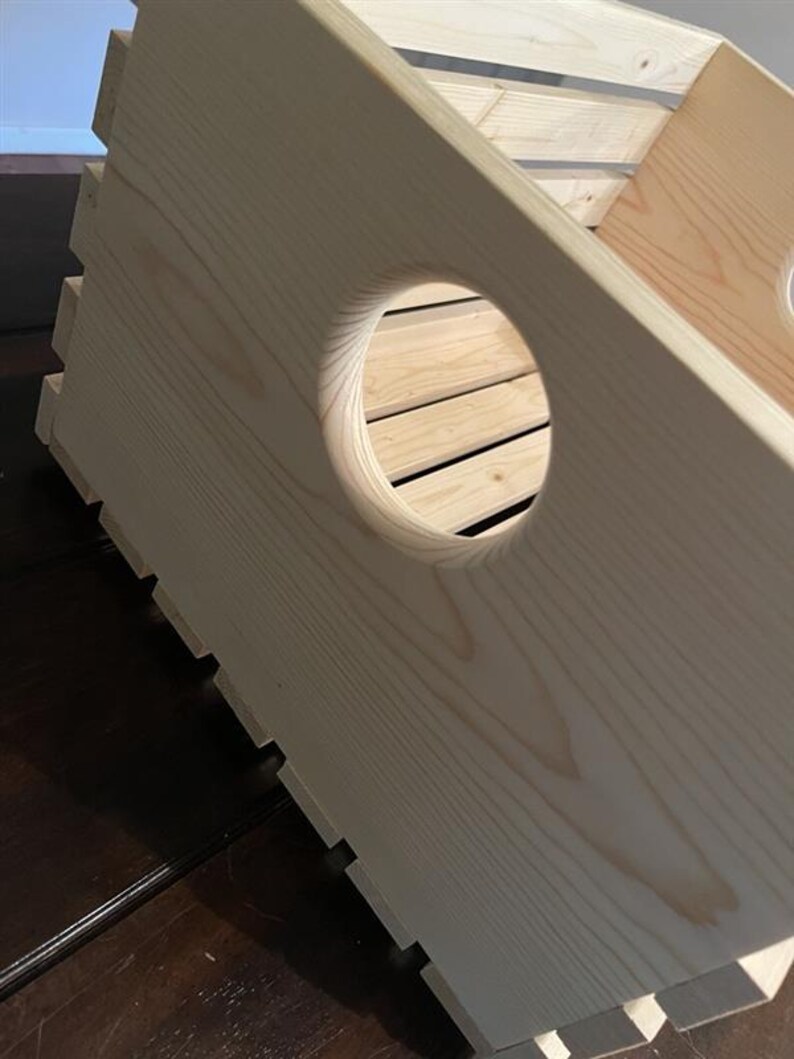 Large Rustic Wooden Crate With Handles - Used for Canning/ball/mason ...