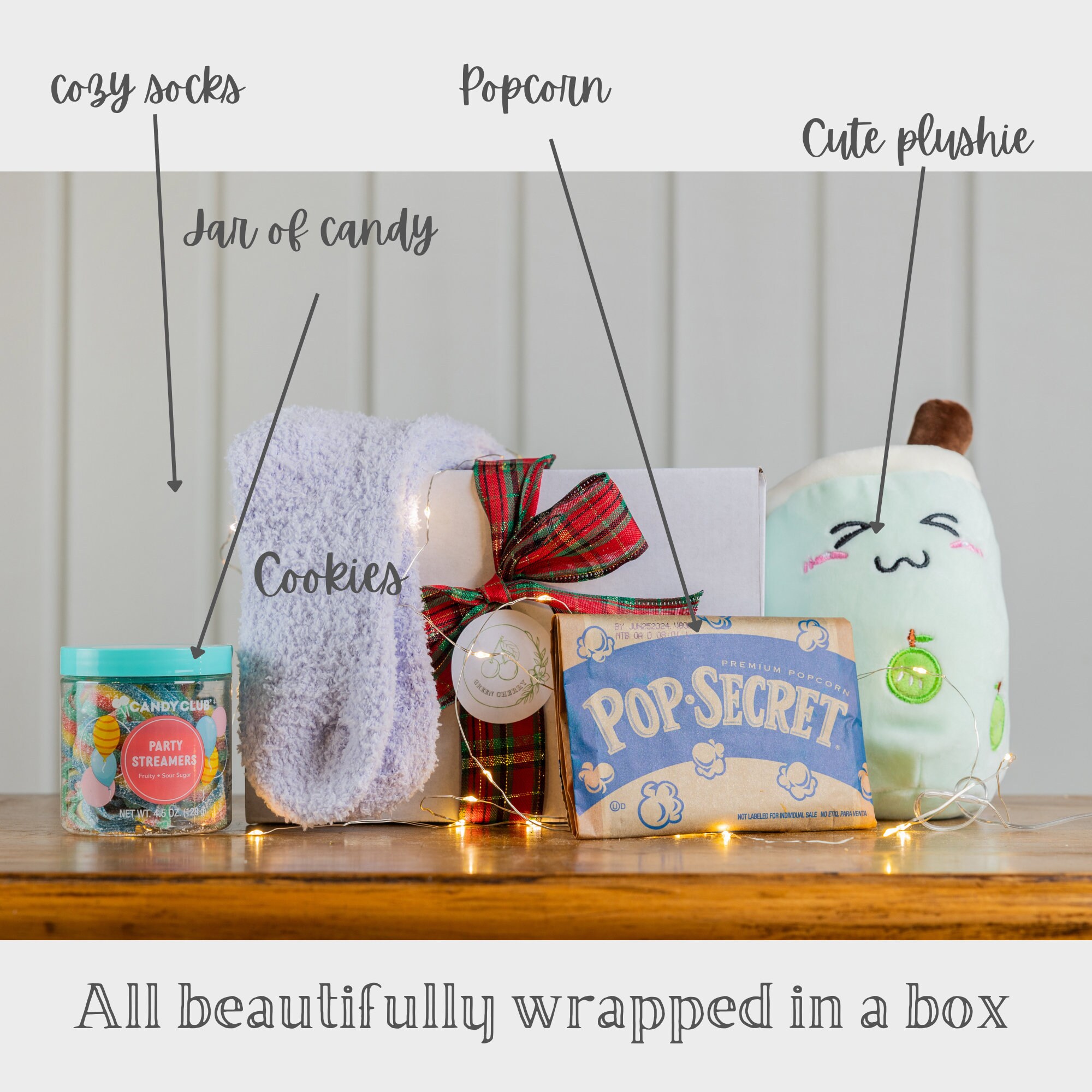 Movie Night Box, Fun Family Night, Friendship Gift, Popcorn Fun Times ...