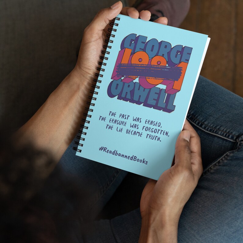 George Orwell, 1984 or the 2020s Spiral Notebook - Etsy