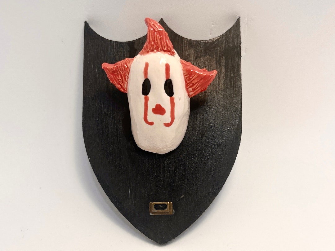 Handbuilt Ceramic Pennywise the Clown From the Movie IT Faux Taxidermy ...