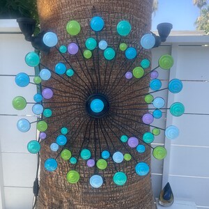 Metal Wall Art, Springburst, 27in X 27in Mid Century Modern. - Etsy