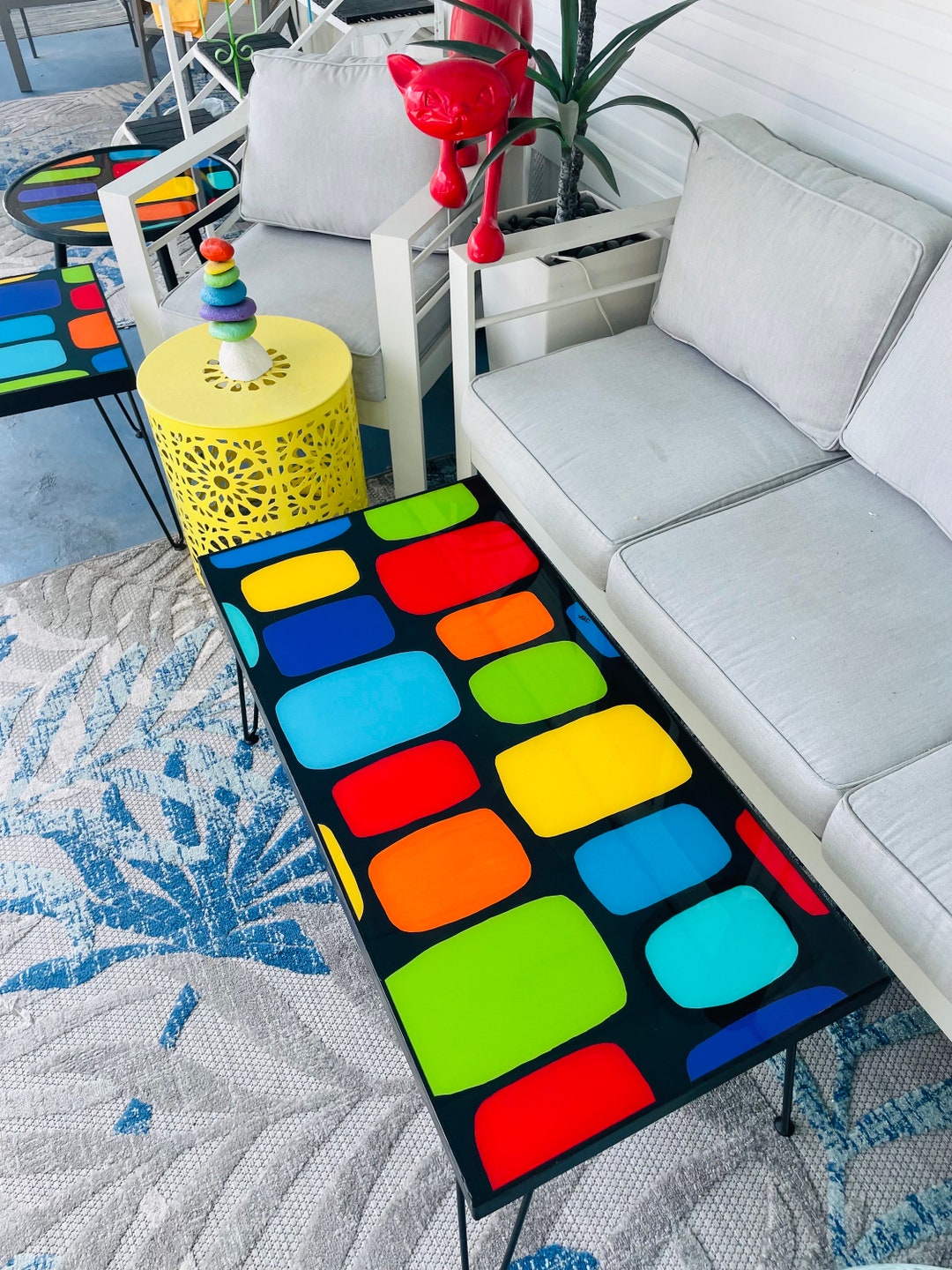 Mod-coffee Table. 39" L X 19" W X 20" H - Etsy