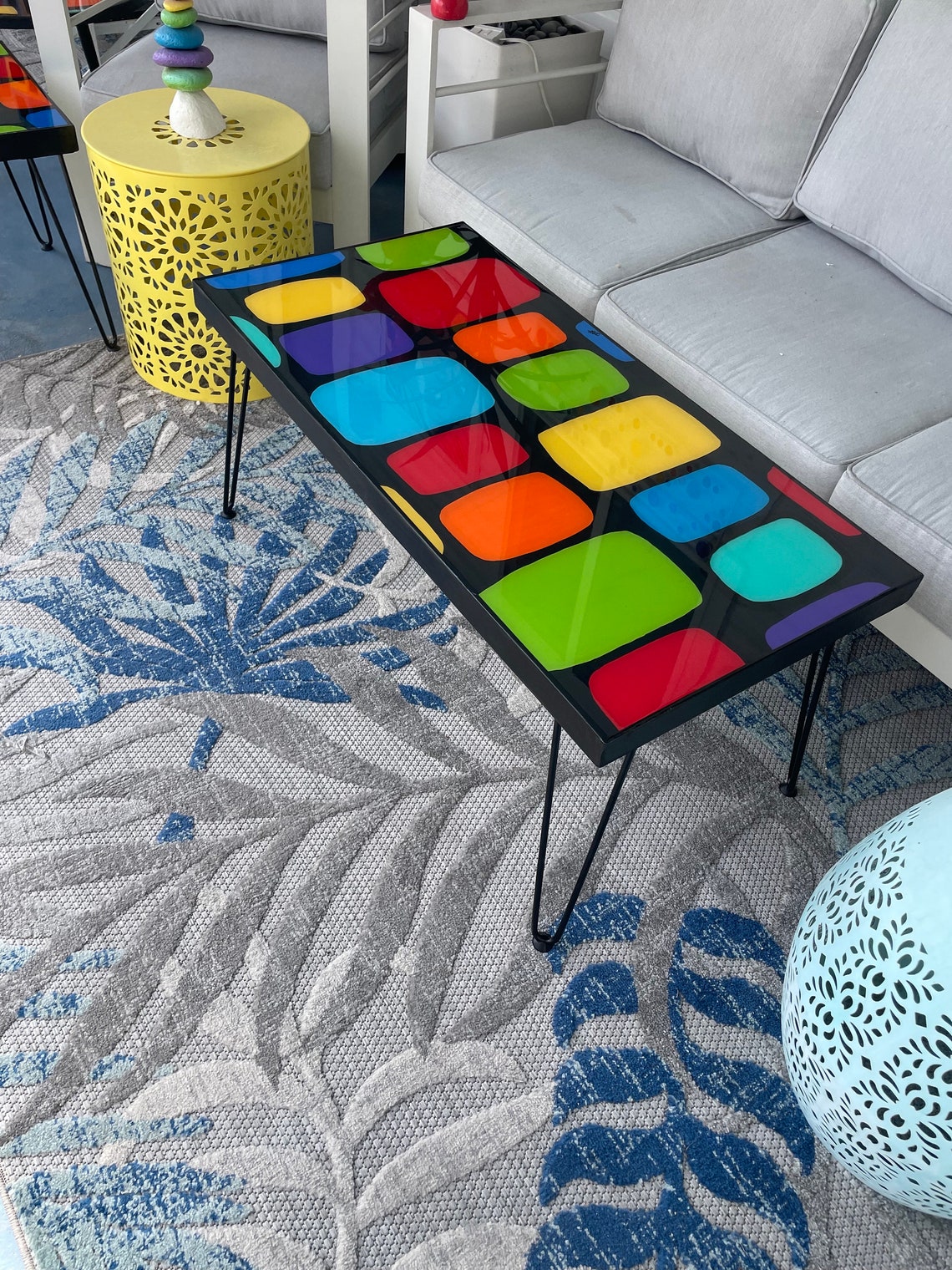 Mod-coffee Table. 39" L X 19" W X 20" H - Etsy