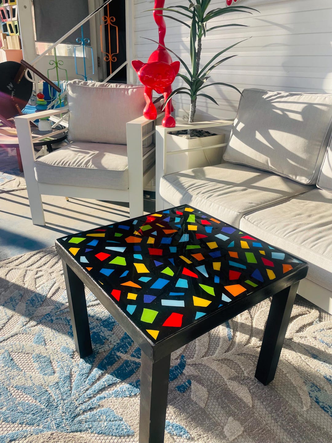 Color Bliss Side Table. 20in X 20in X 18in - Etsy