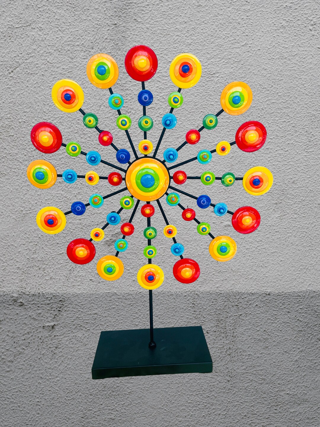 Sculpture Starburst Statue- 15" X 5" X 21" Mid Century Modern. - Etsy
