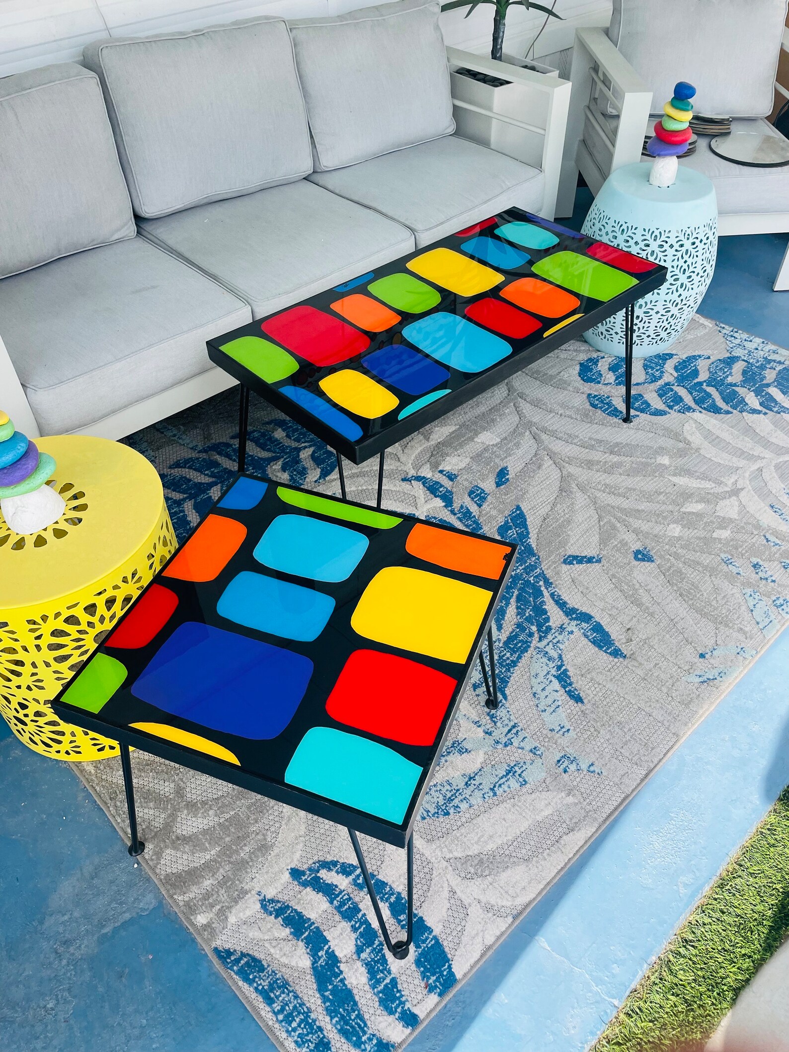 Mod-coffee Table. 39" L X 19" W X 20" H - Etsy
