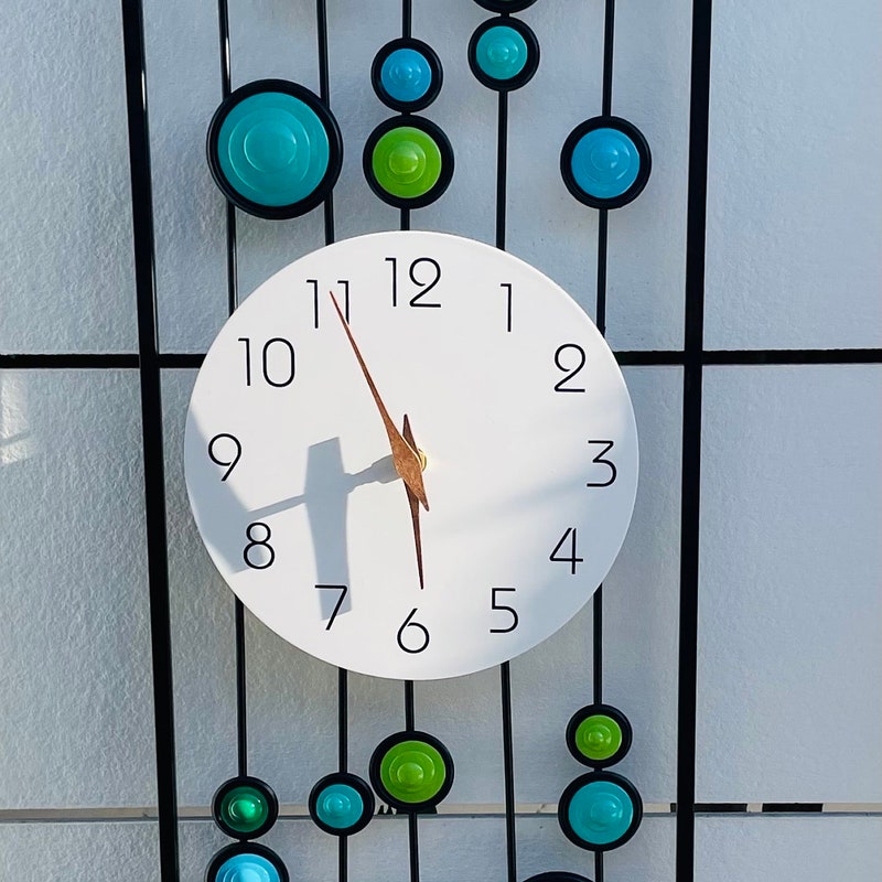 Mid Century Wall Clock - Etsy