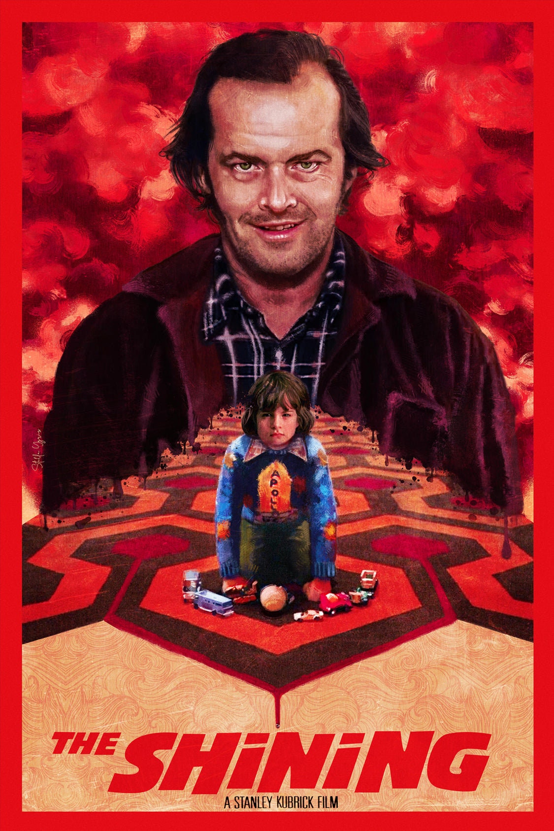 The Shining Poster Horror Movie Poster Print Art Canvas - Etsy Canada