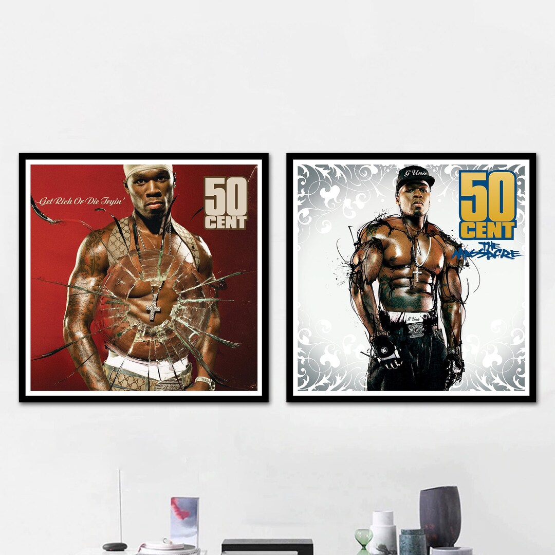 50 Cent Poster Album Poster Album Cover Poster Vinyl Art - Etsy