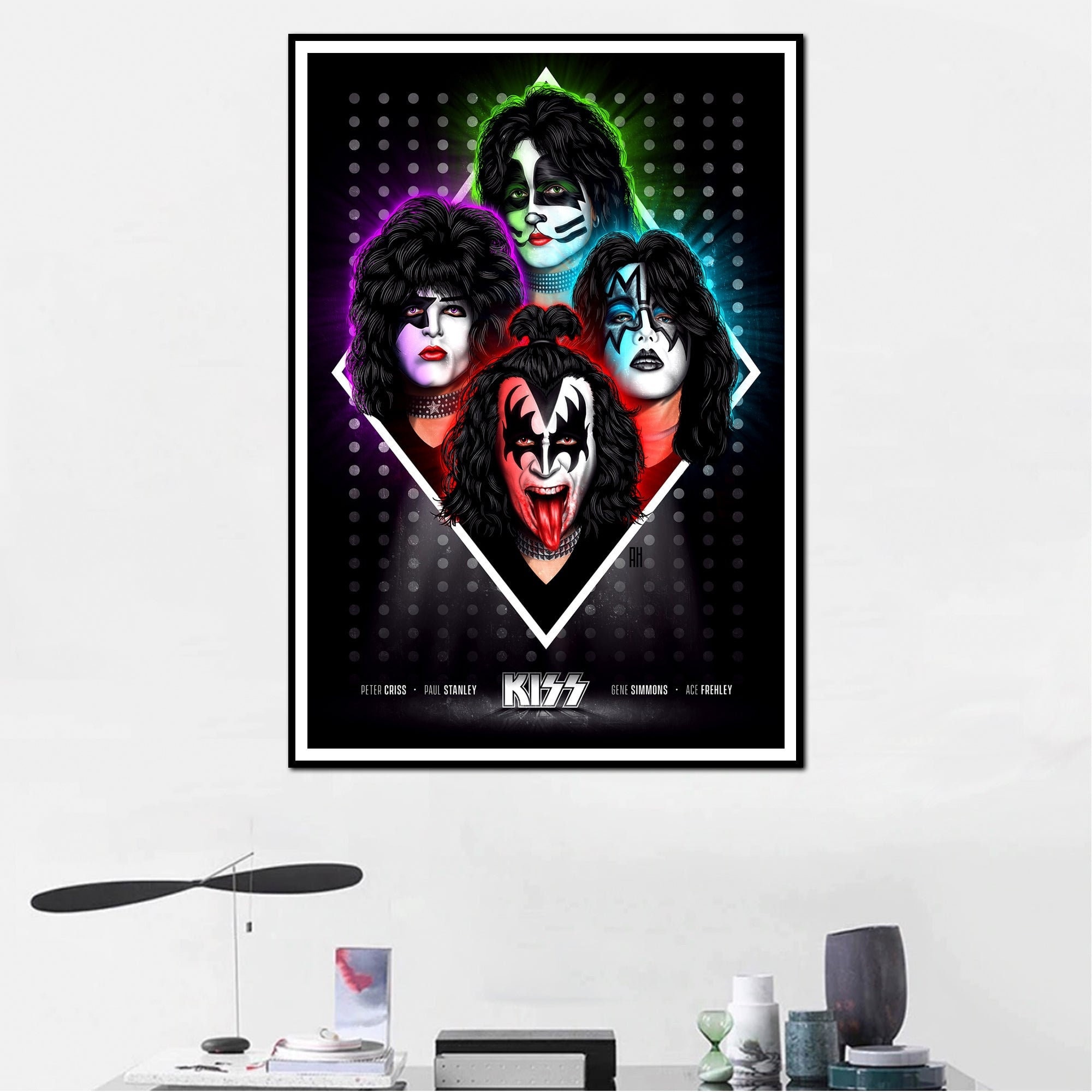 Kiss Band Art
