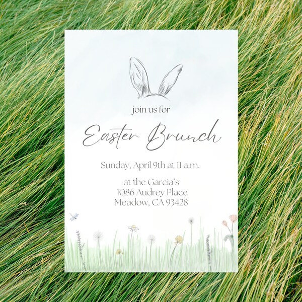 Easter Invitation - Etsy