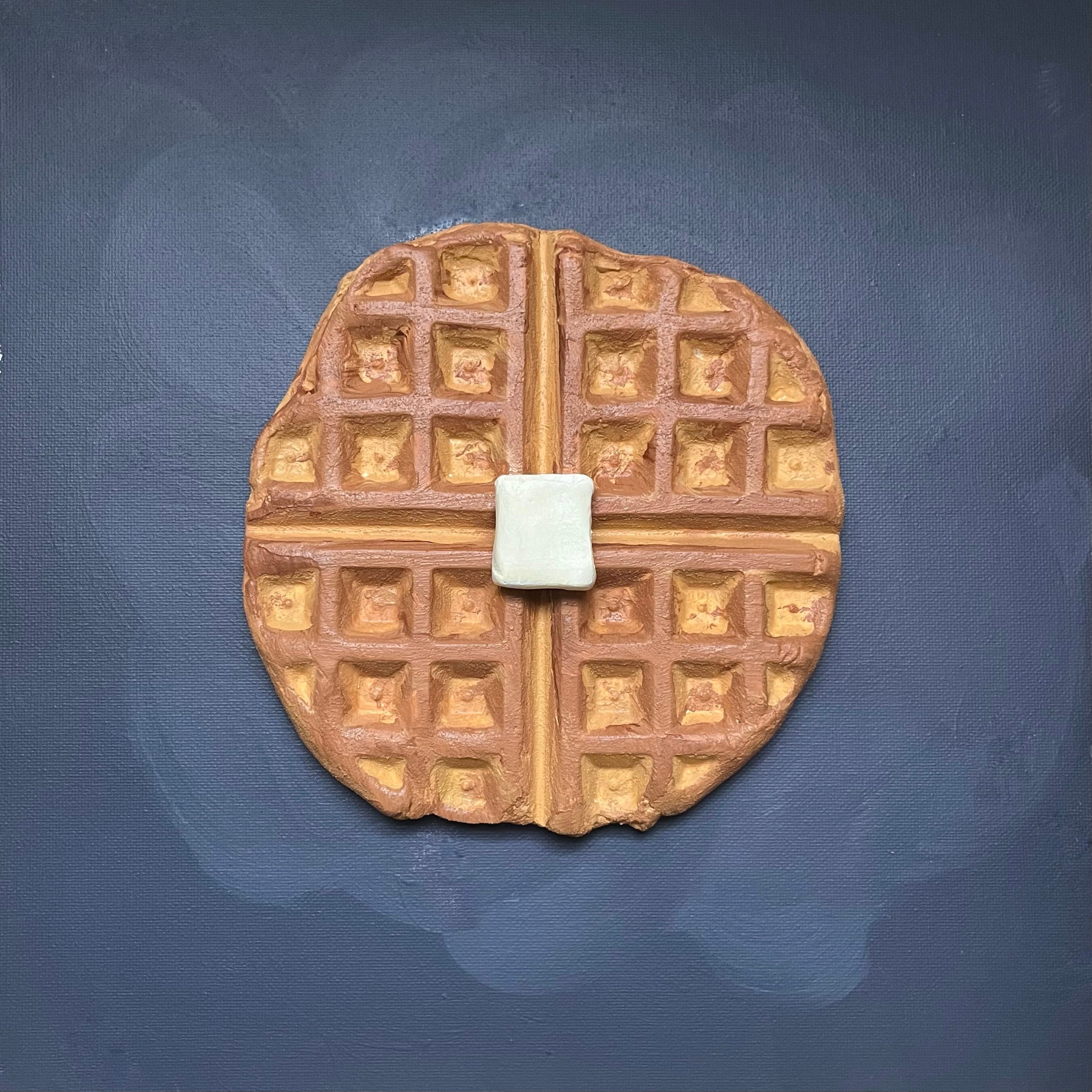 Waffle Pop Art Painting - Etsy