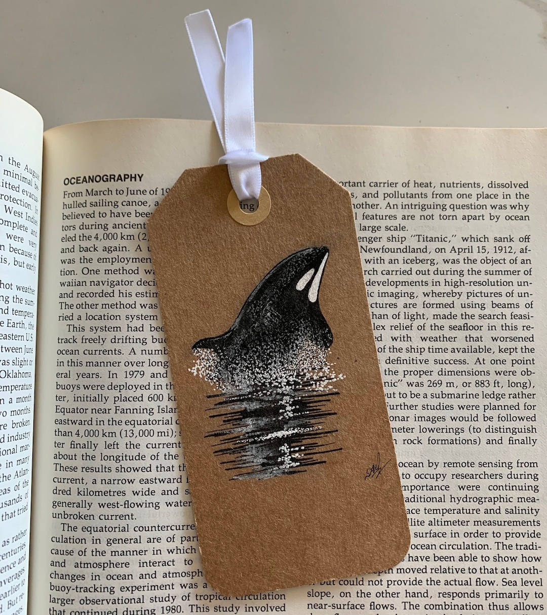 Bookmark | Orca Bookmark | Sea Bookmark | Ocean Bookmark | Killer Whale ...