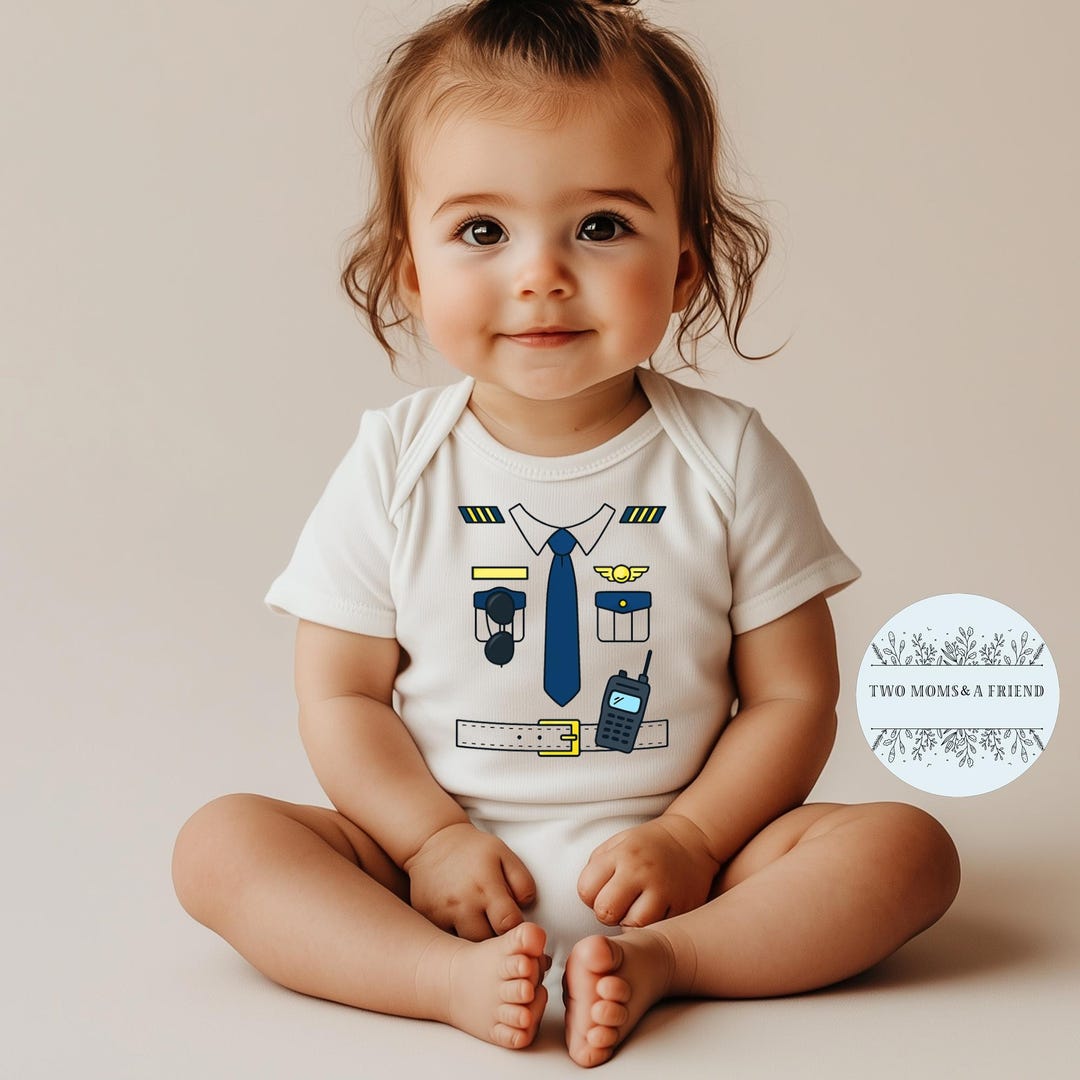 Pilot Baby Onesie® Bodysuit, Natural Cotton, Baby Shower Gift ...
