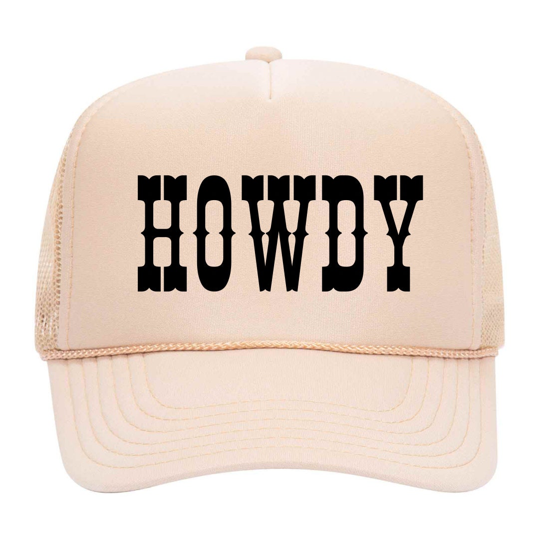 Howdy Trucker Hat - Etsy