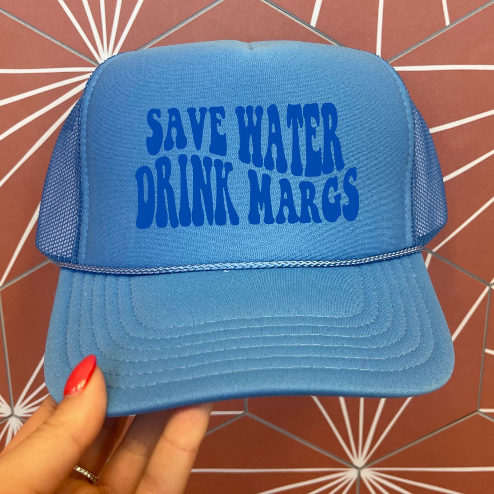Save Water Drink Margs Trucker Hat - Etsy