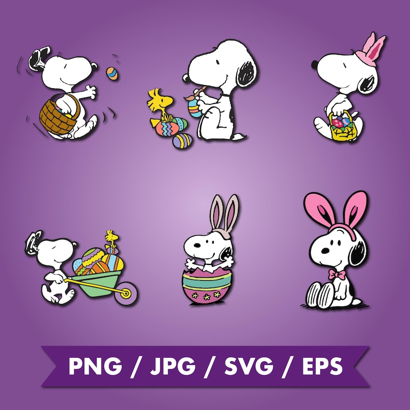 Snoopy Easter Decor - Etsy