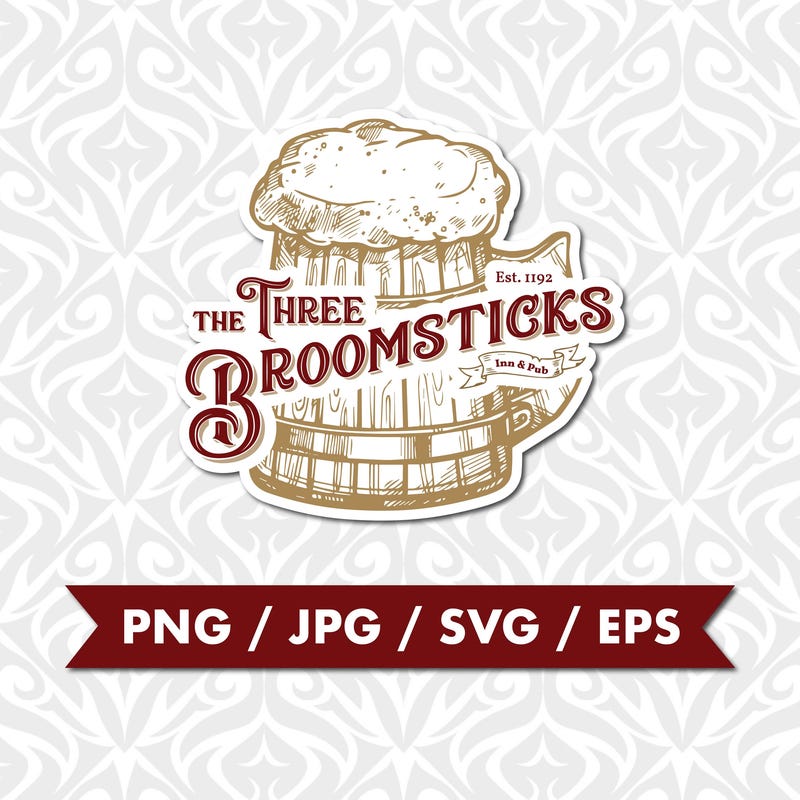 Three Broomsticks - Etsy