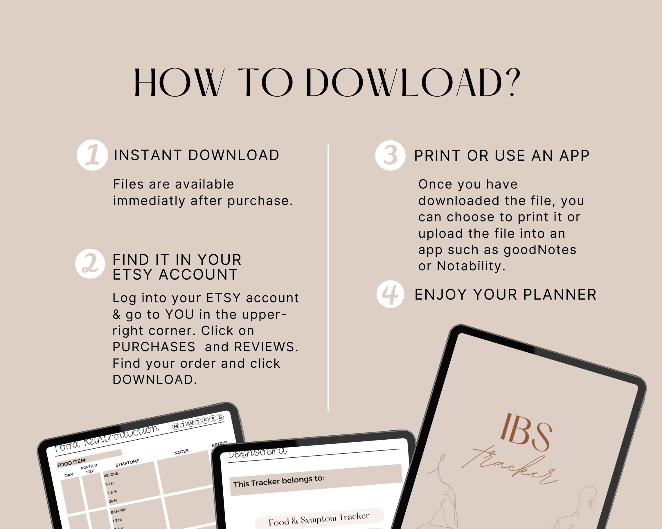 IBS Tracker, Gut Tracker, Bloating Log, IBS Daily Log, IBS Symptom ...