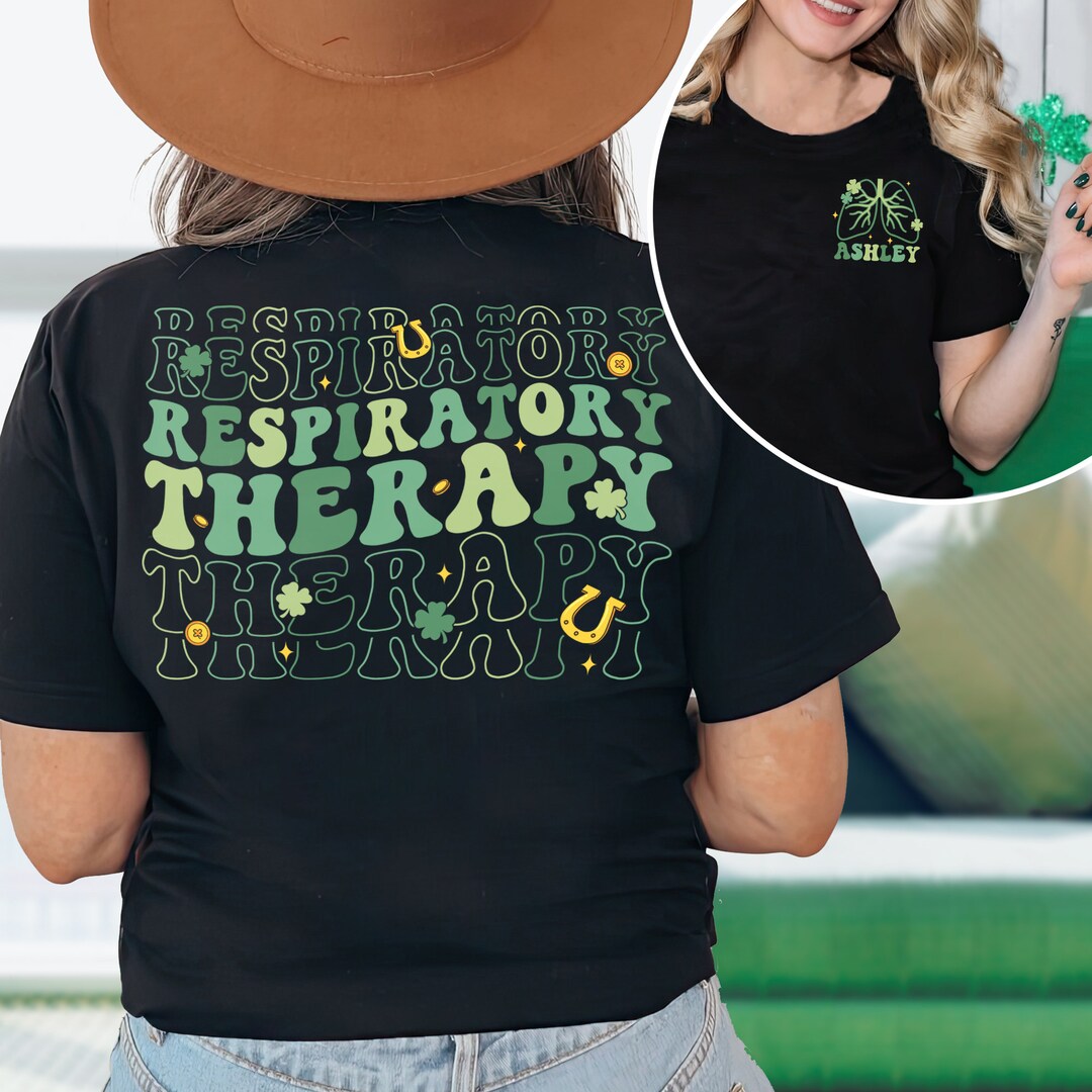 Respiratory Therapy Shirt, St Patrick's Day Shirt, RT Sweatshirt ...