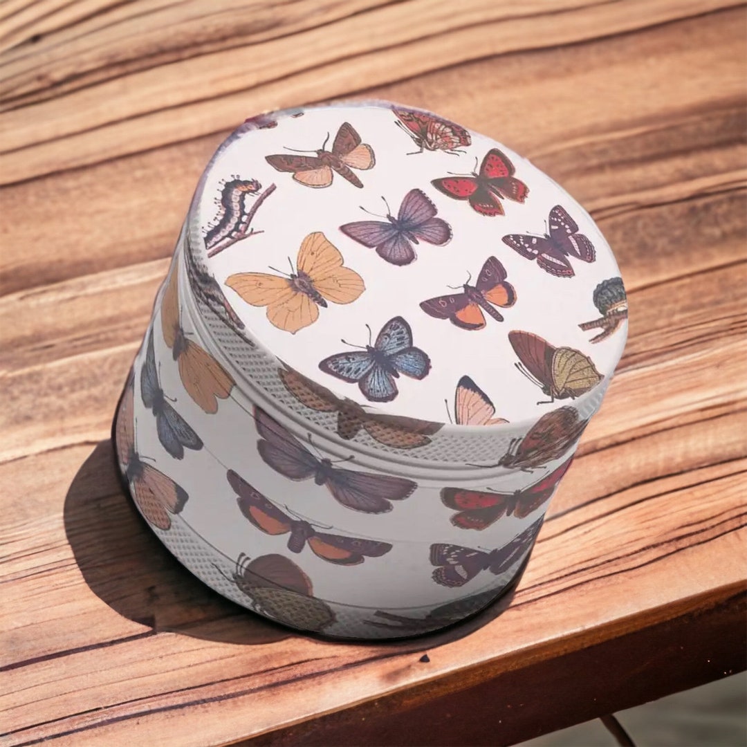 Vintage Butterfly Stoner Chart Grinder/ Cloudy Puff Puff/ Cute / Best ...