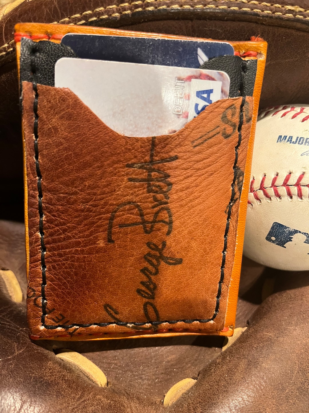 George Brett Minimalist Wallet - Etsy