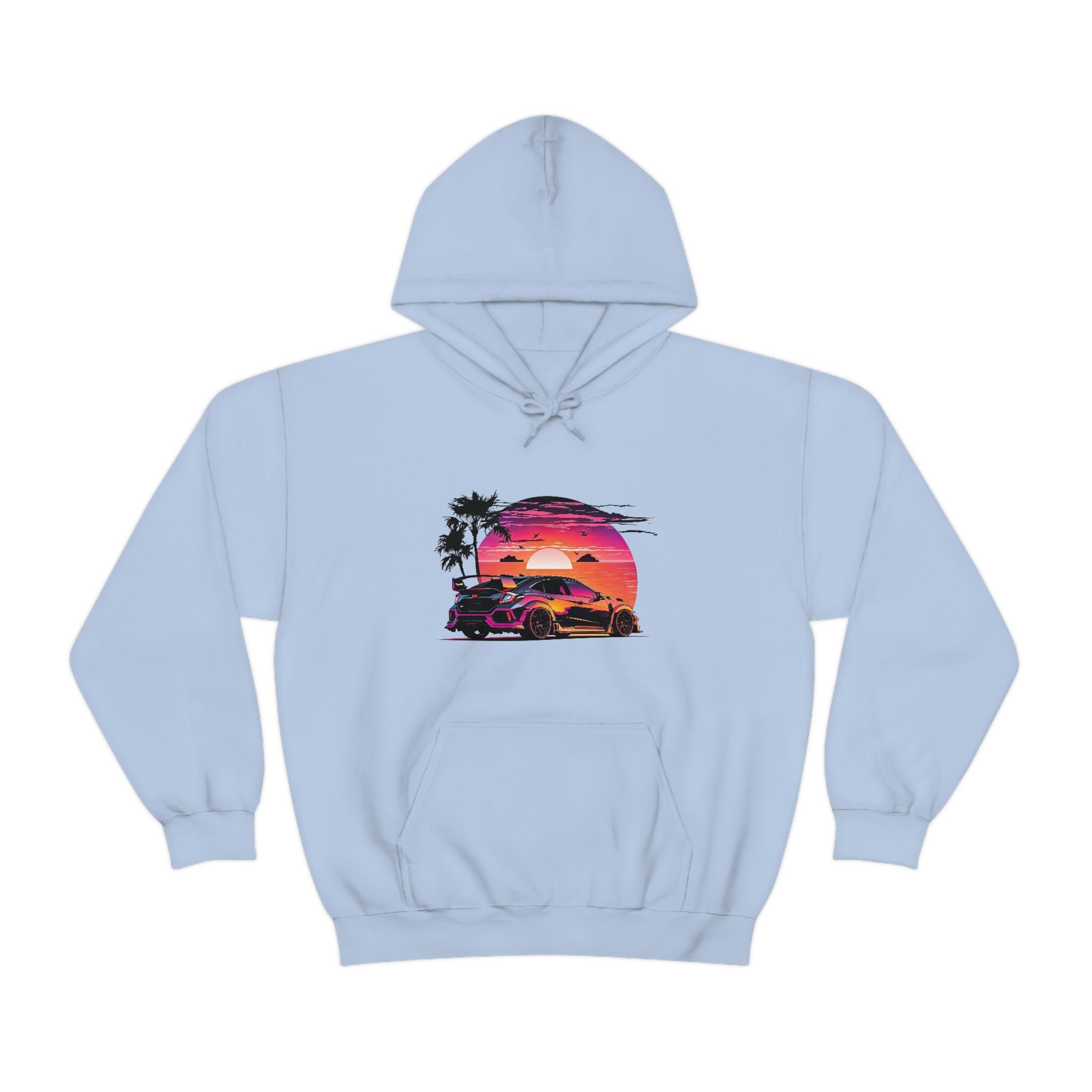 Honda Civic Type R Heavy Blend Synthwave Hoodie - Etsy