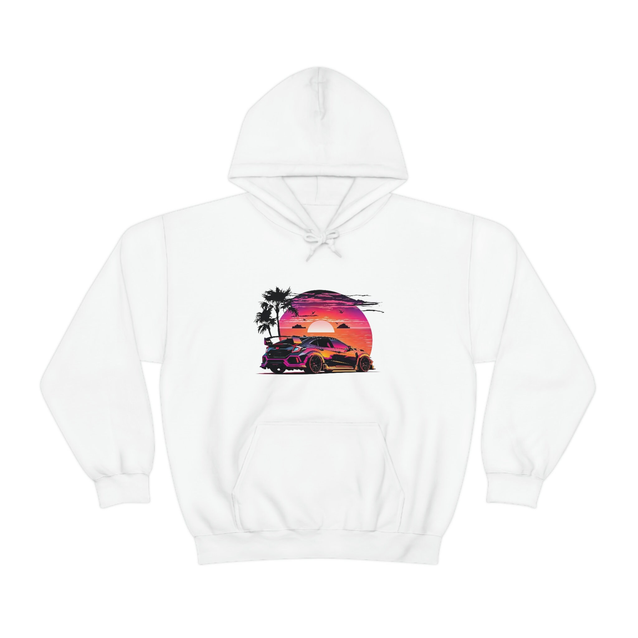 Honda Civic Type R Heavy Blend Synthwave Hoodie - Etsy