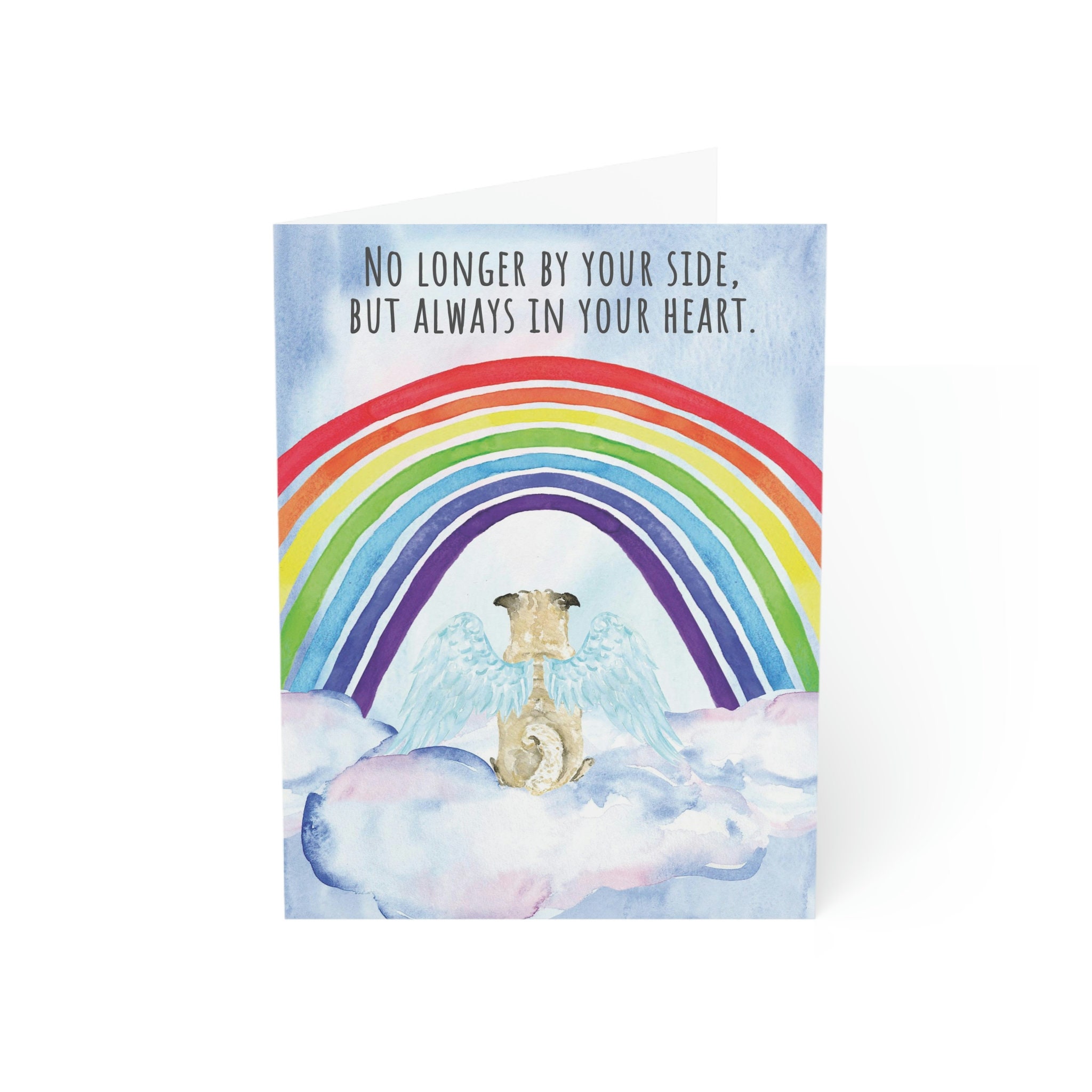 Loss of Dog, Pug Sympathy Card - Etsy