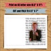 Rick Astley Birthday Card Rickroll Funny Memes Printable Birthday Card ...