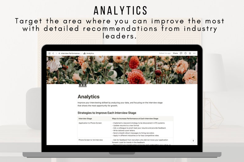 Notion Interview Performance Template Pack Career Planner - Etsy