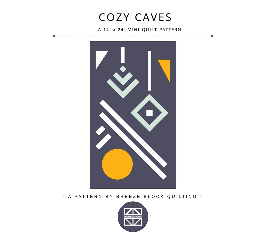 Cozy Caves Quilt Pattern - Etsy