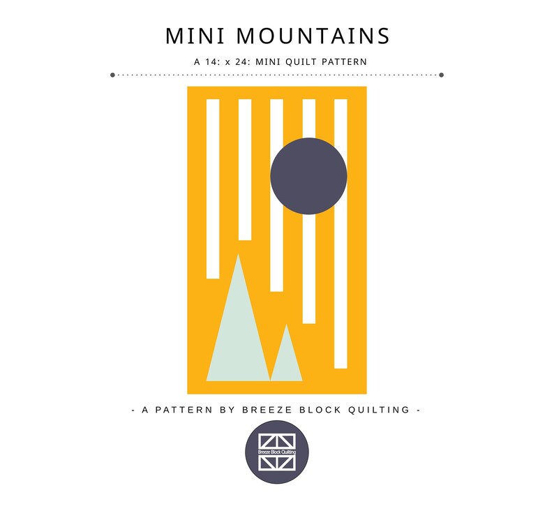 Mini Mountains Quilt Pattern - Etsy