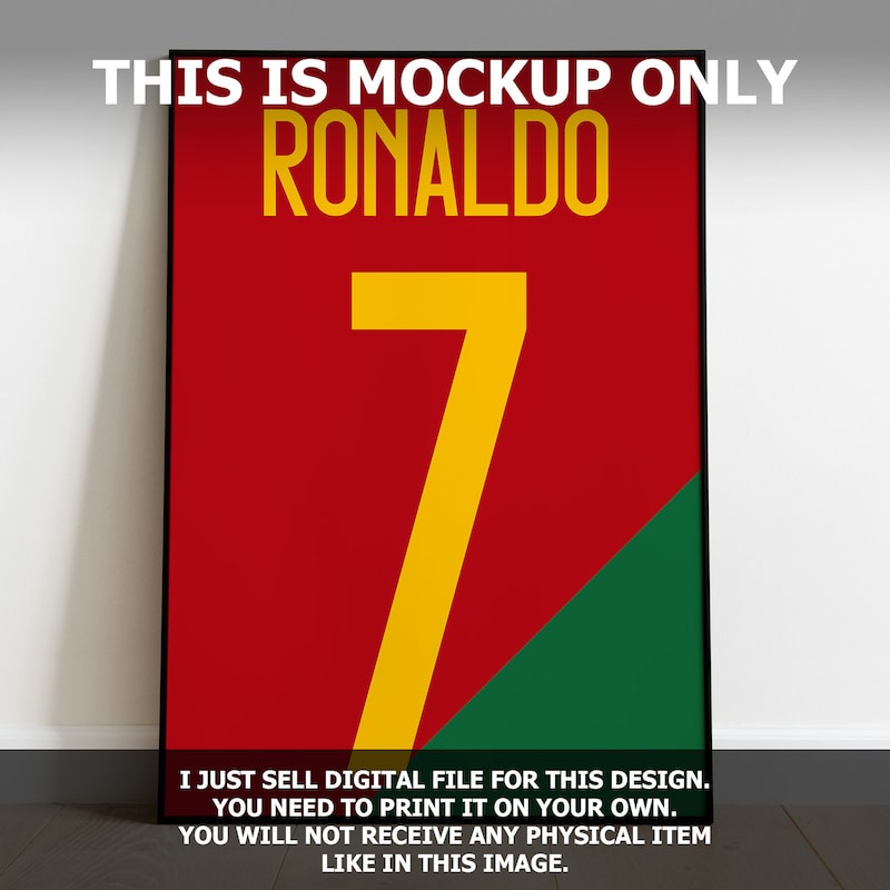 Ronaldo Jersey Font - Etsy