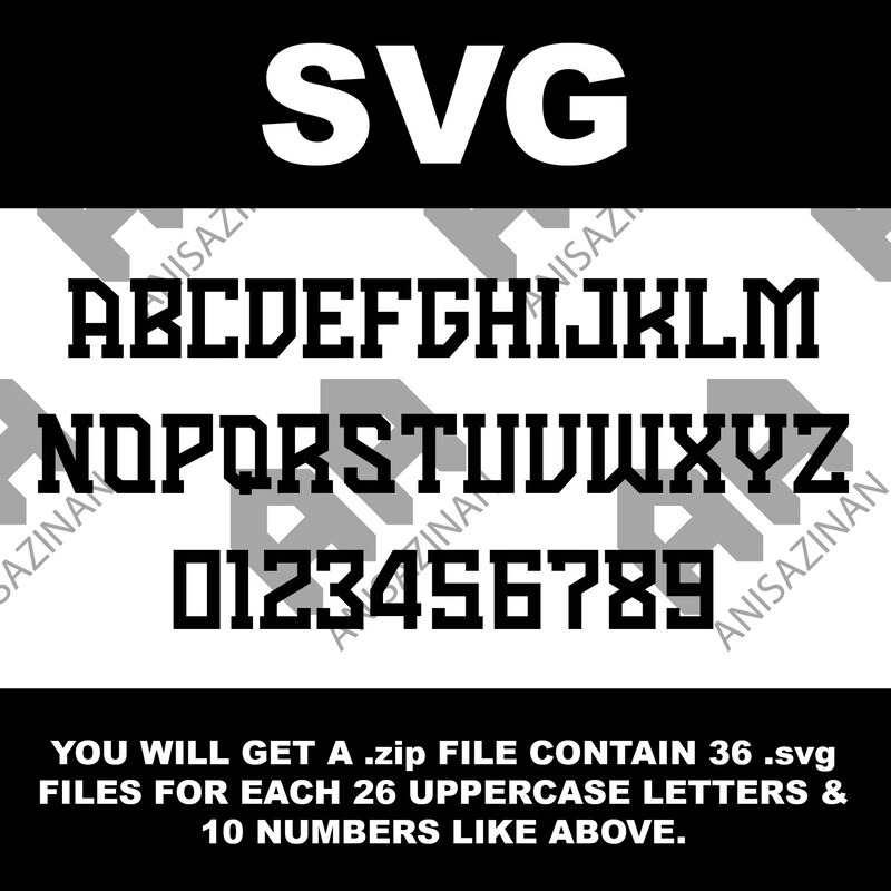 Svg Fonts - Etsy