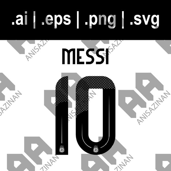 Messi Svg - Etsy