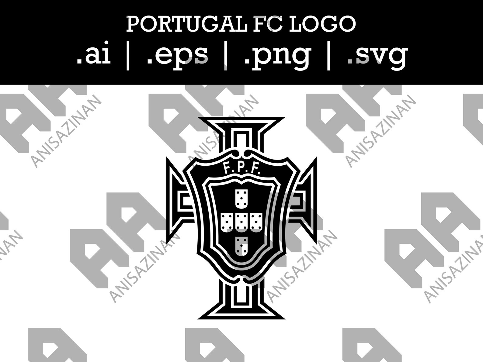 Portugal Soccer Logo (svg, Png, Eps, Ai) Cut File - Etsy