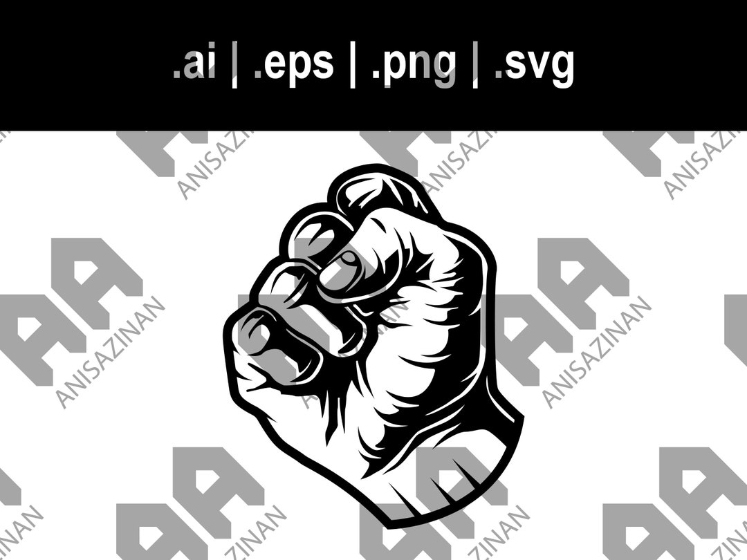 Fist of Peace SVG: Cricut Cut File (digital Download) - Etsy