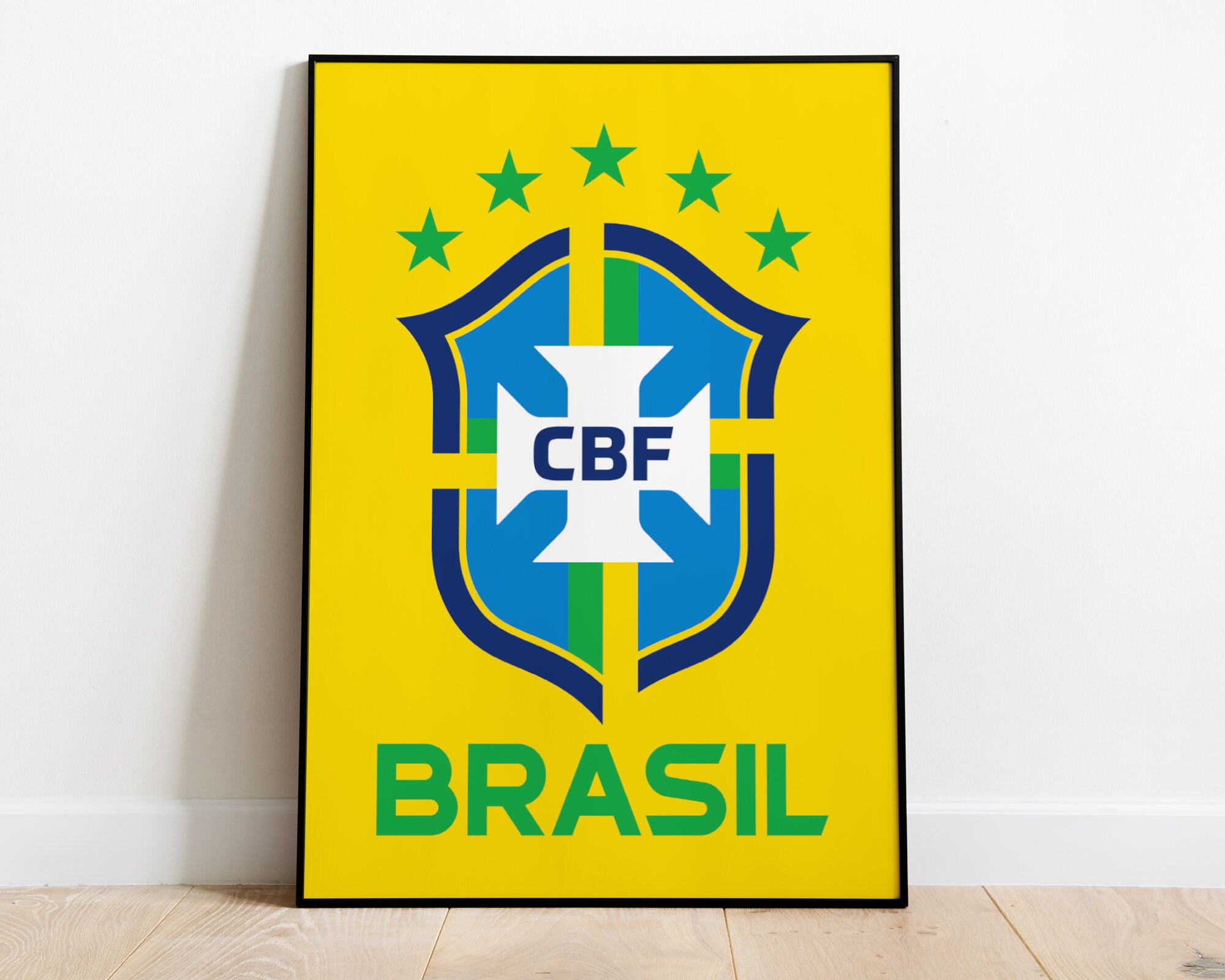 Brazil FC Soccer Fan Poster Digital File (.png) and (.svg) | Digital ...