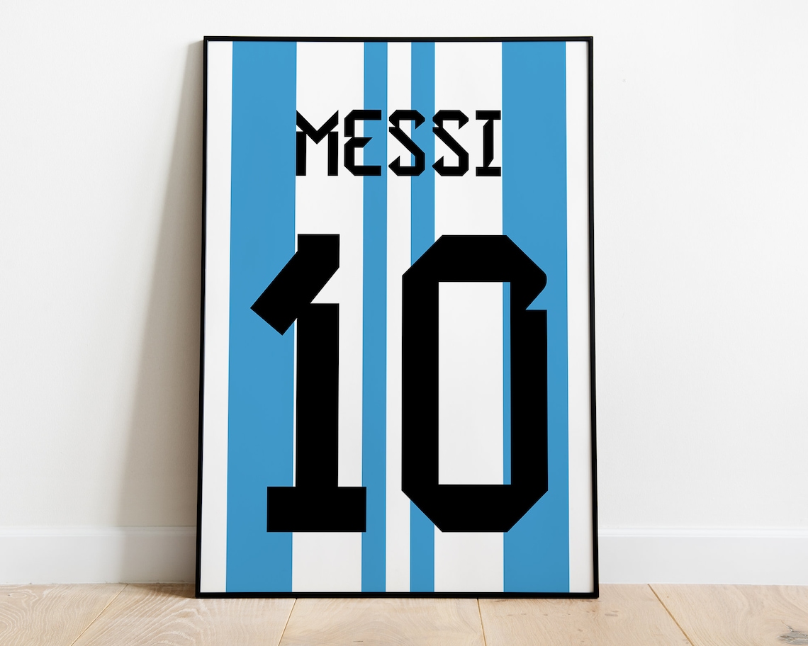 Argentina World Cup 2022 Jersey Font (digital Download) - Etsy