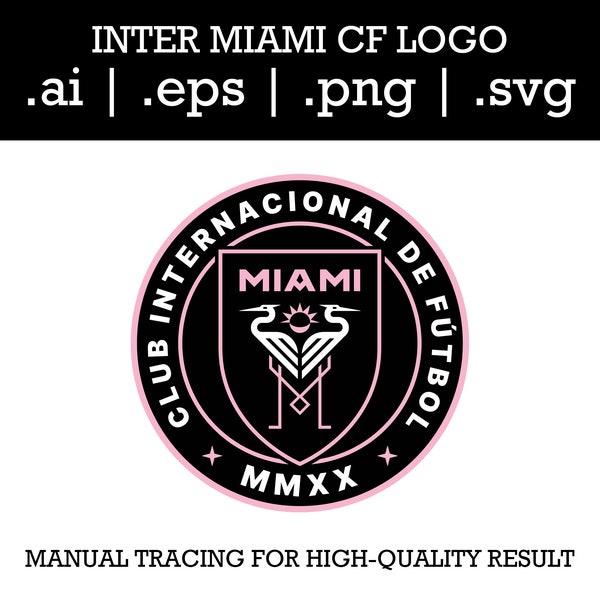 Inter Miami Logo Svg - Etsy
