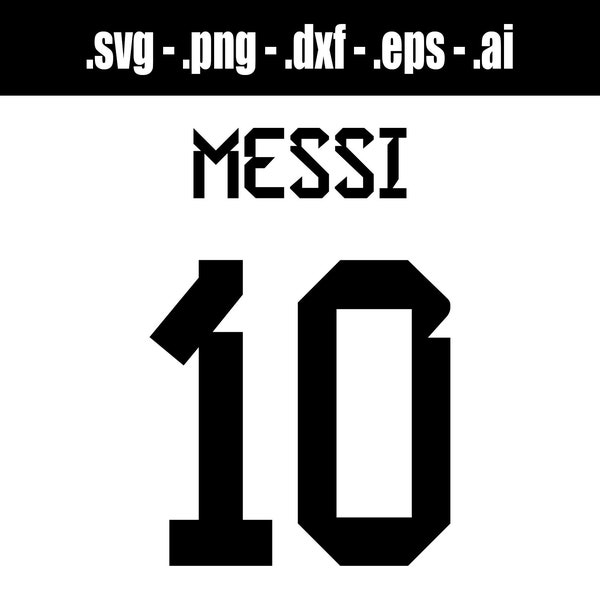 Messi Svg - Etsy