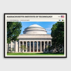 Massachusetts Institute of Technology (MIT) University Poster Digital ...