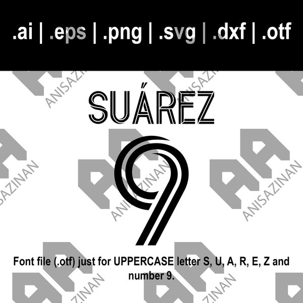 Inter Miami Font - Etsy