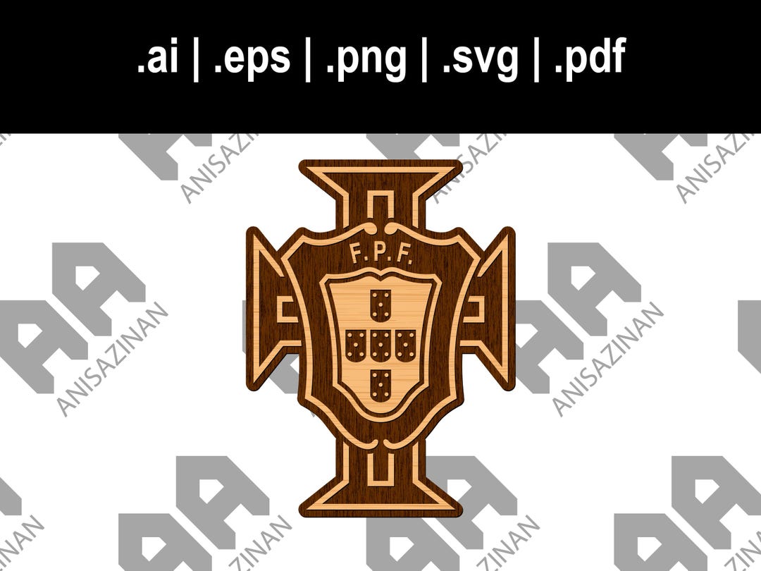 Portugal FC Logo Vector Files | Laser Cut/engrave (svg, Png, Eps, Ai ...