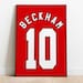 Manchester United 1996 Jersey Font | Beckham Jersey Font | Soccer Font ...