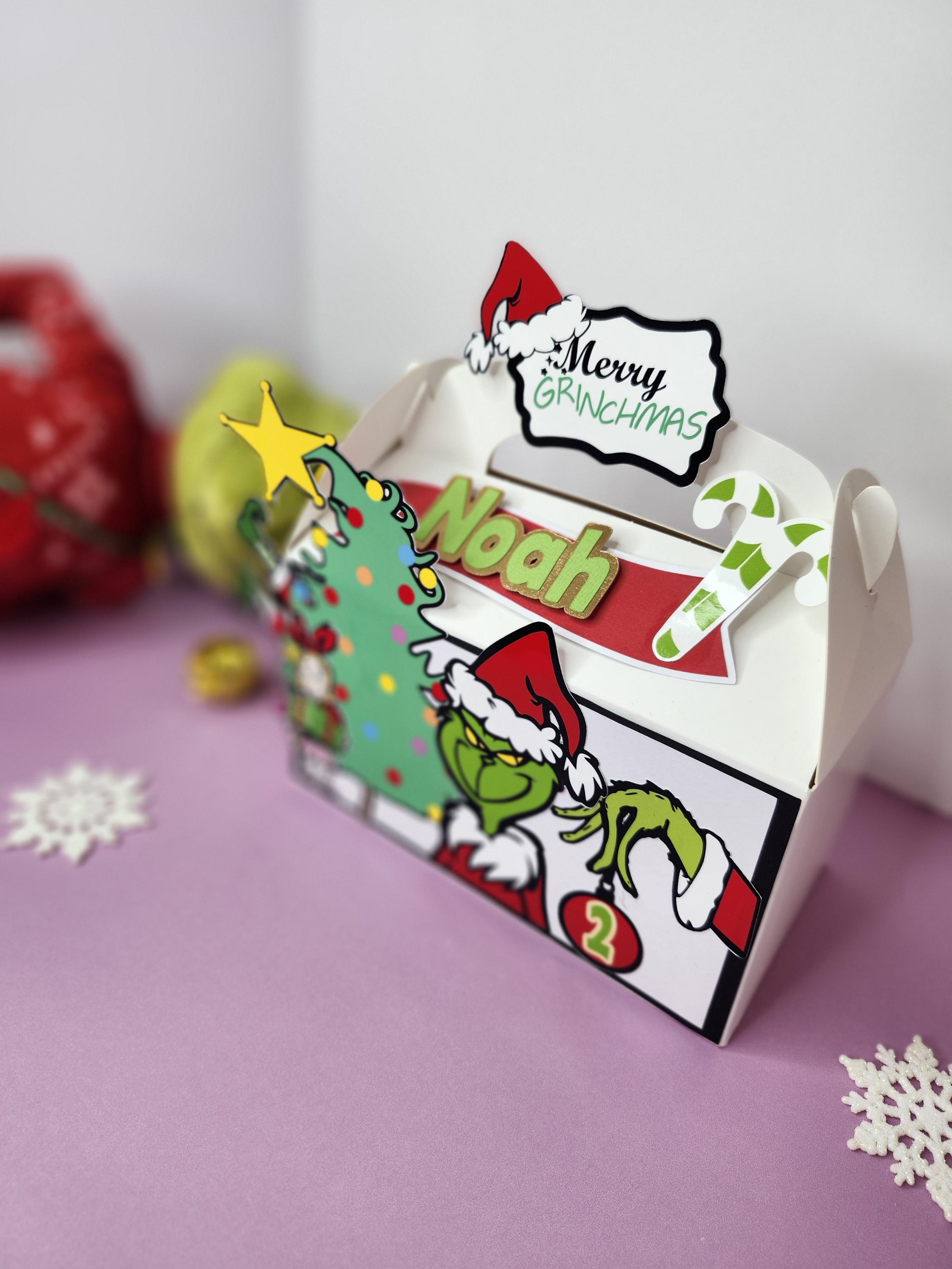 Grinch Christmas Favor Box: Grinchmas Party Treat Boxes - Etsy