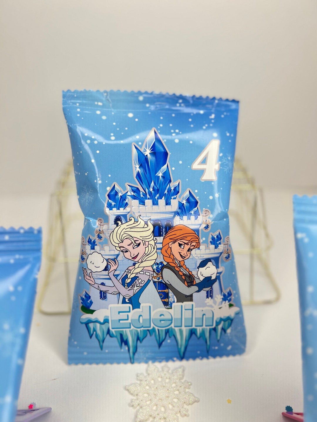 Themed Party Chip Bags: Kids Birthday Treat, Candy Snack (printable ...