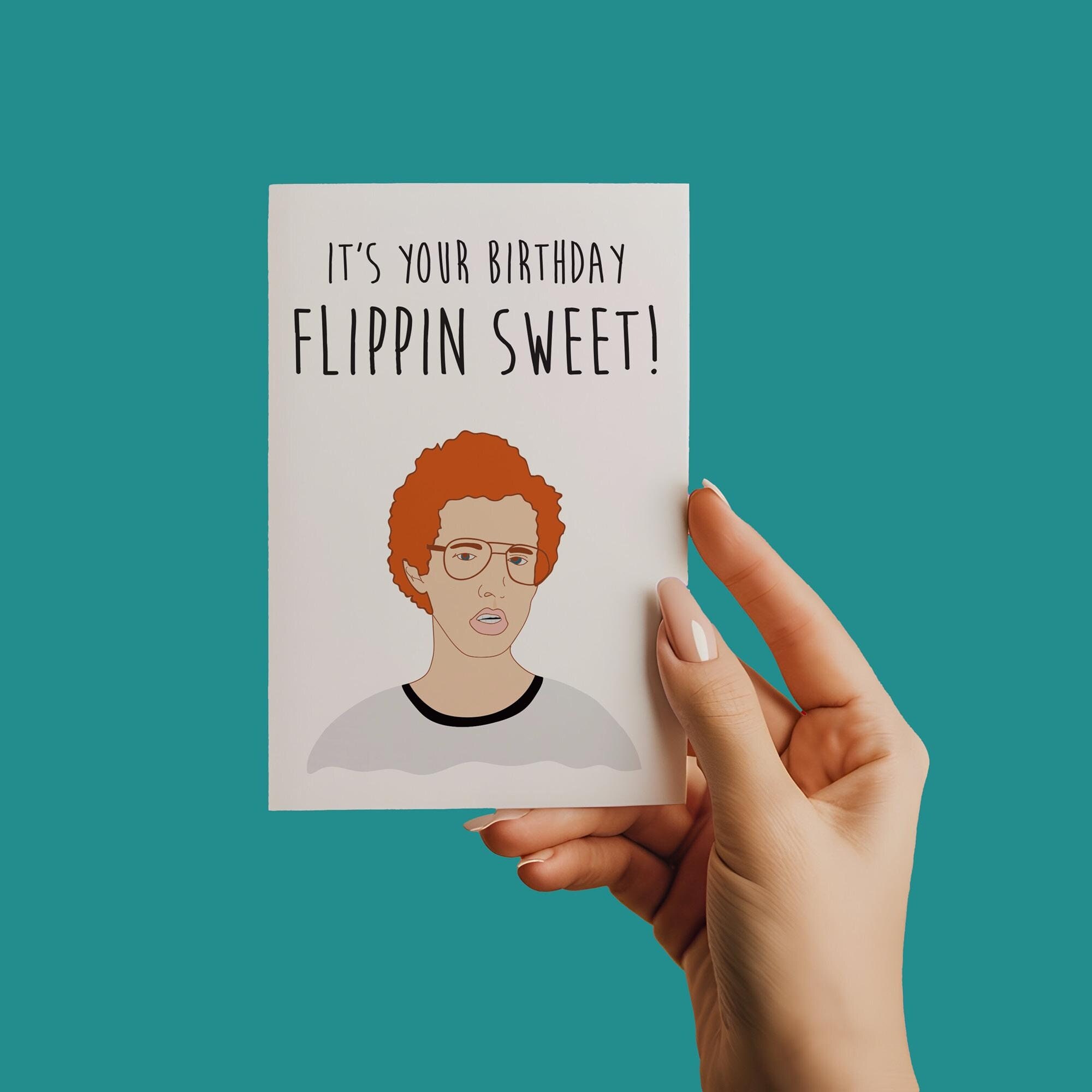 Napoleon Dynamite Birthday Card, Funny Card for Husband, Gift for Best ...